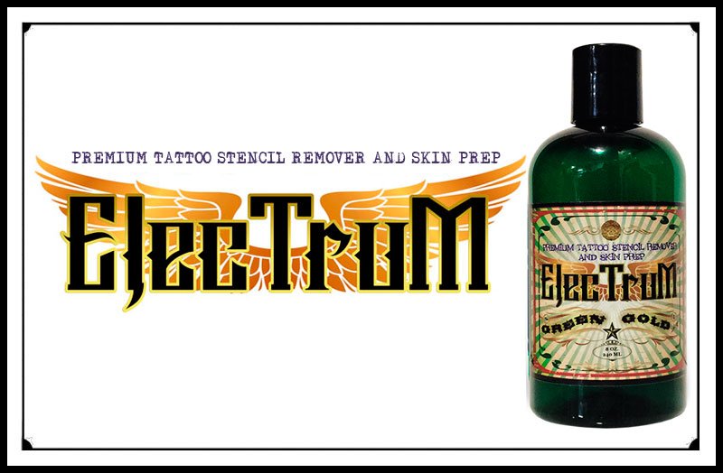 Electrum stencil remover and prep skin
