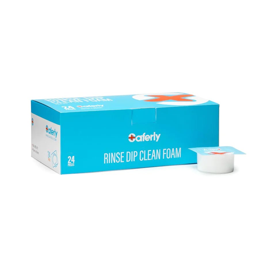 Rinse Caps With Foam — BOX OF 24